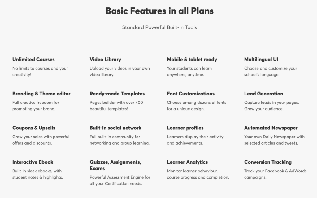 LearnWorlds Features: Extensive Overview (2025)