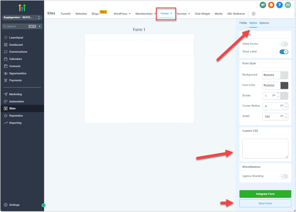 GoHighLevel Custom CSS — Add Your Own Code in 2023