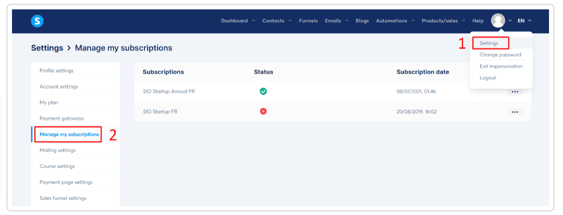 How to Cancel & Delete Systeme.io Account