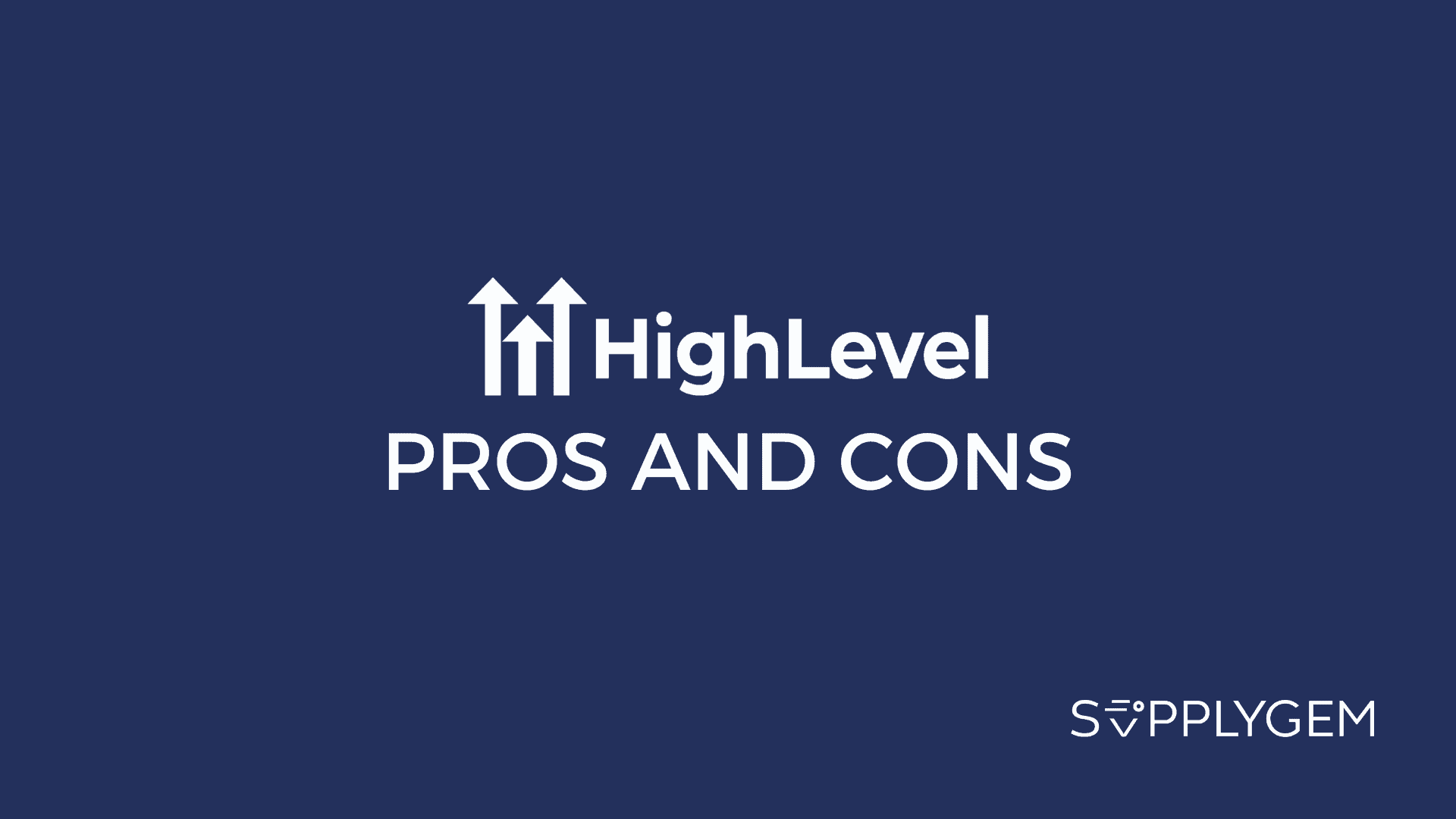 Pros & Cons of GoHighLevel (Updated 2025) Pros & Cons of GoHighLevel (Updated 2025)