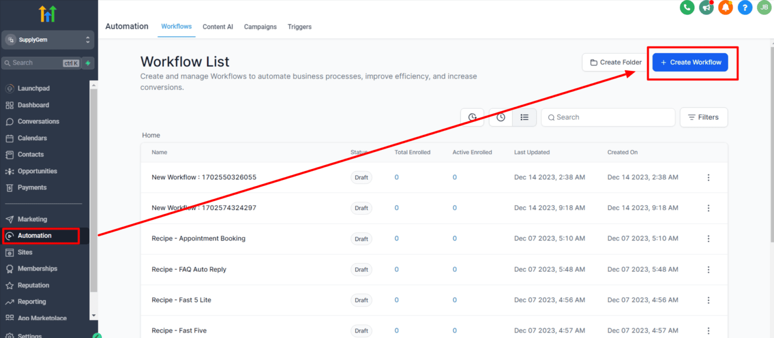 GoHighLevel Workflows and Templates [2025 Guide]
